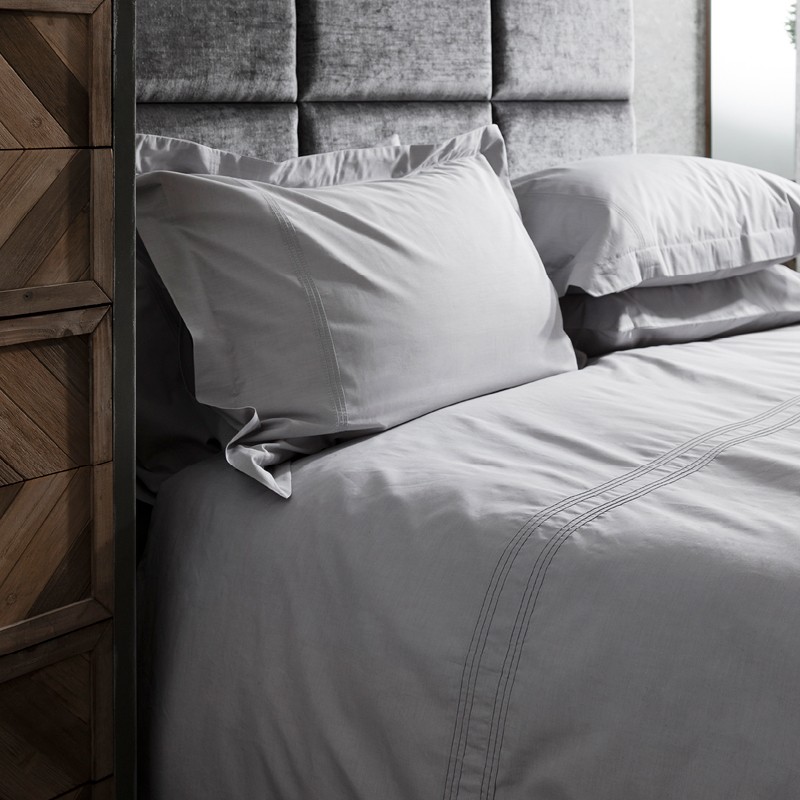 Grey Bedding Set | Kingsley | Luxury Bedlinen Set