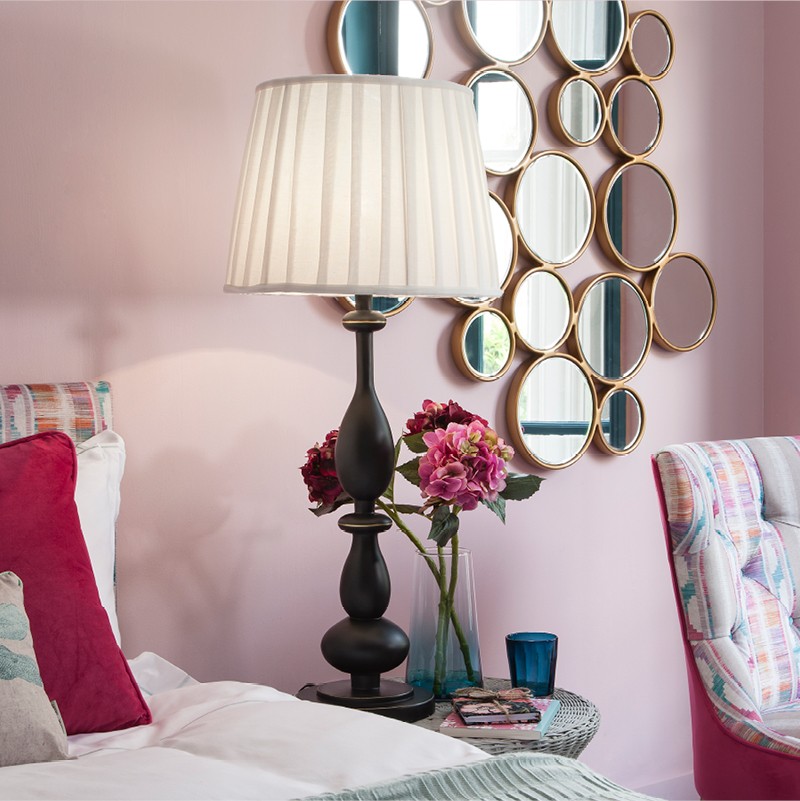 Table Lamp with Lampshade | Bedside Lamp | Blackstone